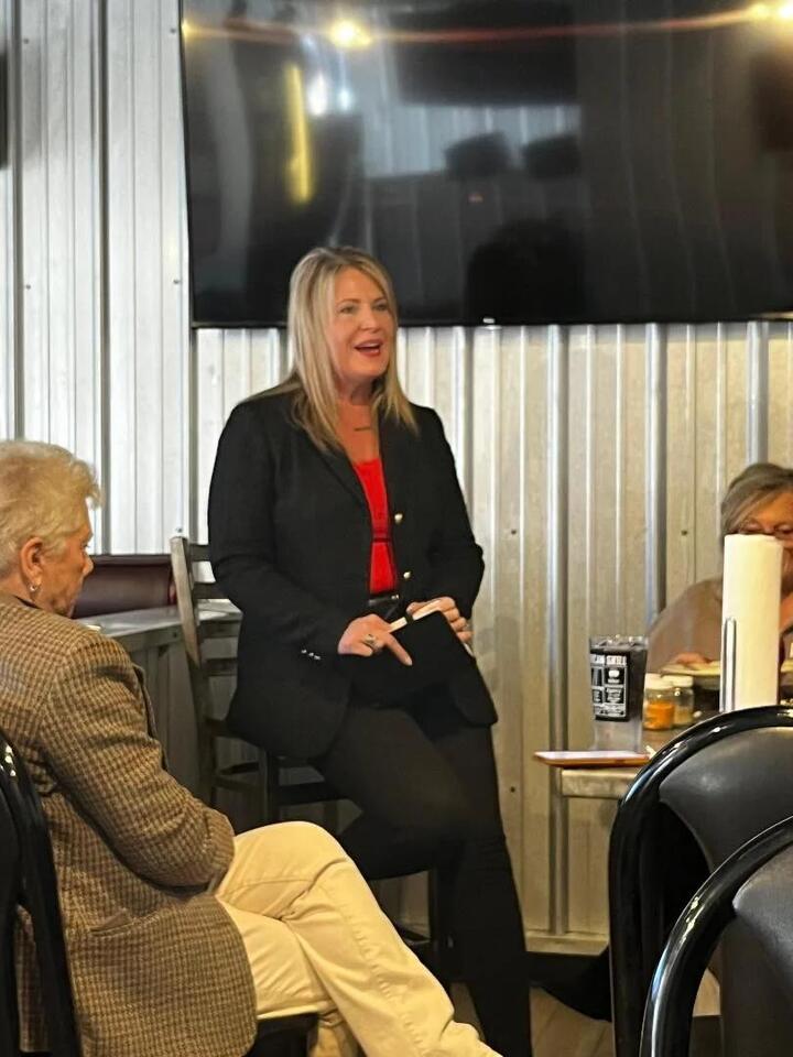 NC Lieutenant Governor candidate Rivera Douthit speaks at ACNCRW ...