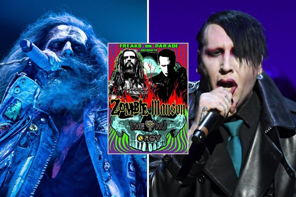Rob Zombie and Marilyn Manson Announce Freaks on Parade 2026 Tour ...