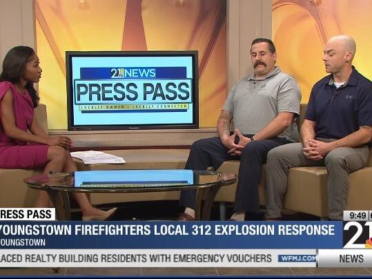 Youngstown Firefighters Local 312 response to downtown explosion
