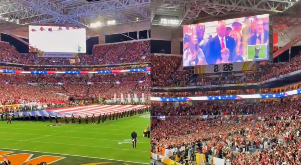 New Fan Footage Shows How The Crowd Really Reacted To Donald Trump’s ...
