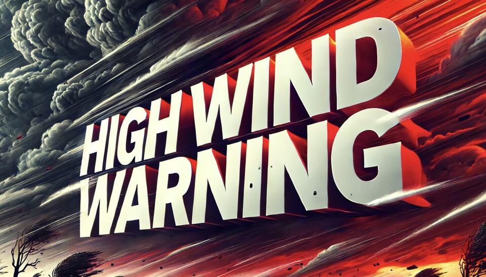 California High Wind Warning Gusts Up To 60 Mph Expected Until 3 Am