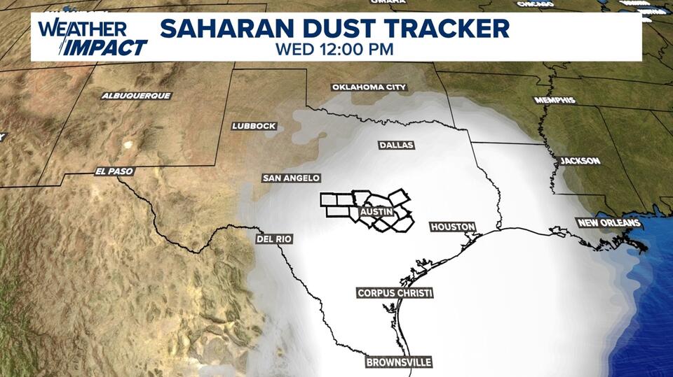Saharan dust is bringing haze to Central Texas this week | Here are the ...