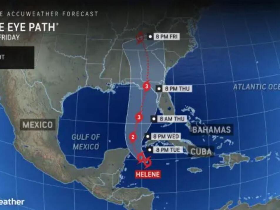 Tropical Storm Helene: Maps provide track of possible hurricane