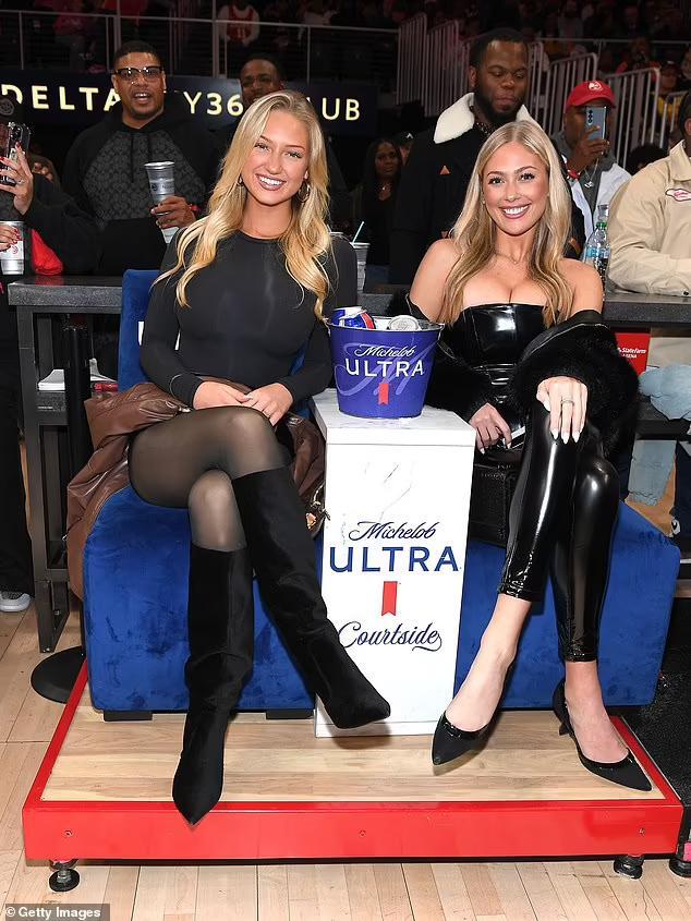 Sydney Thomas stuns in tight outfit at first NBA game as viral boxing ...