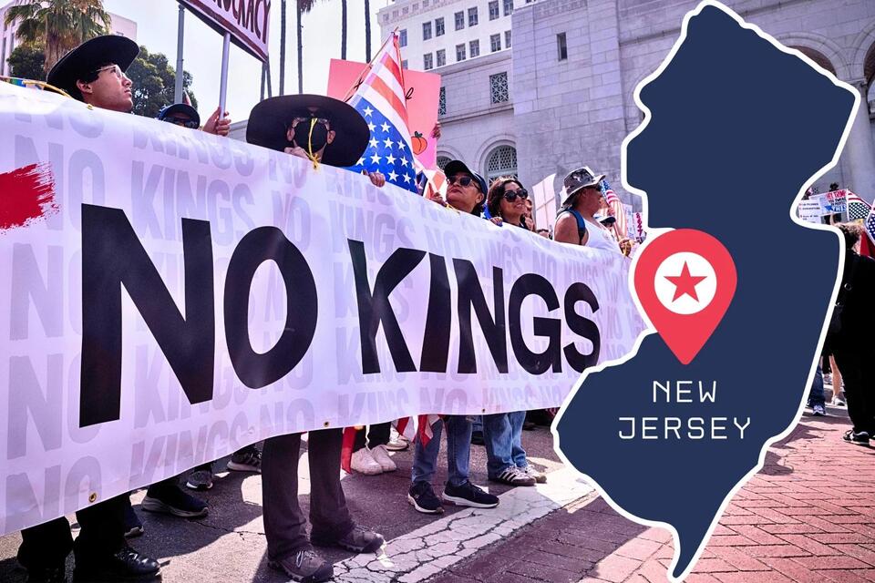 Where are anti-Trump 'No Kings' protests in NJ this Saturday? - NewsBreak