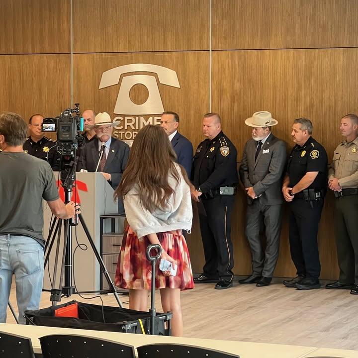 Constable Jerry Garcia stood proudly alongside fellow law enforcement ...