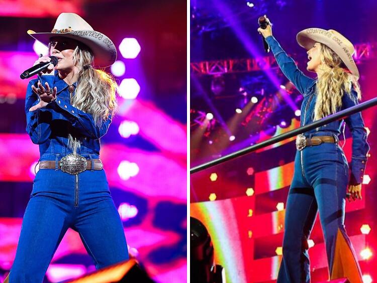 LOOK: Lainey Wilson Brings Her High Octane Show To The Houston Rodeo