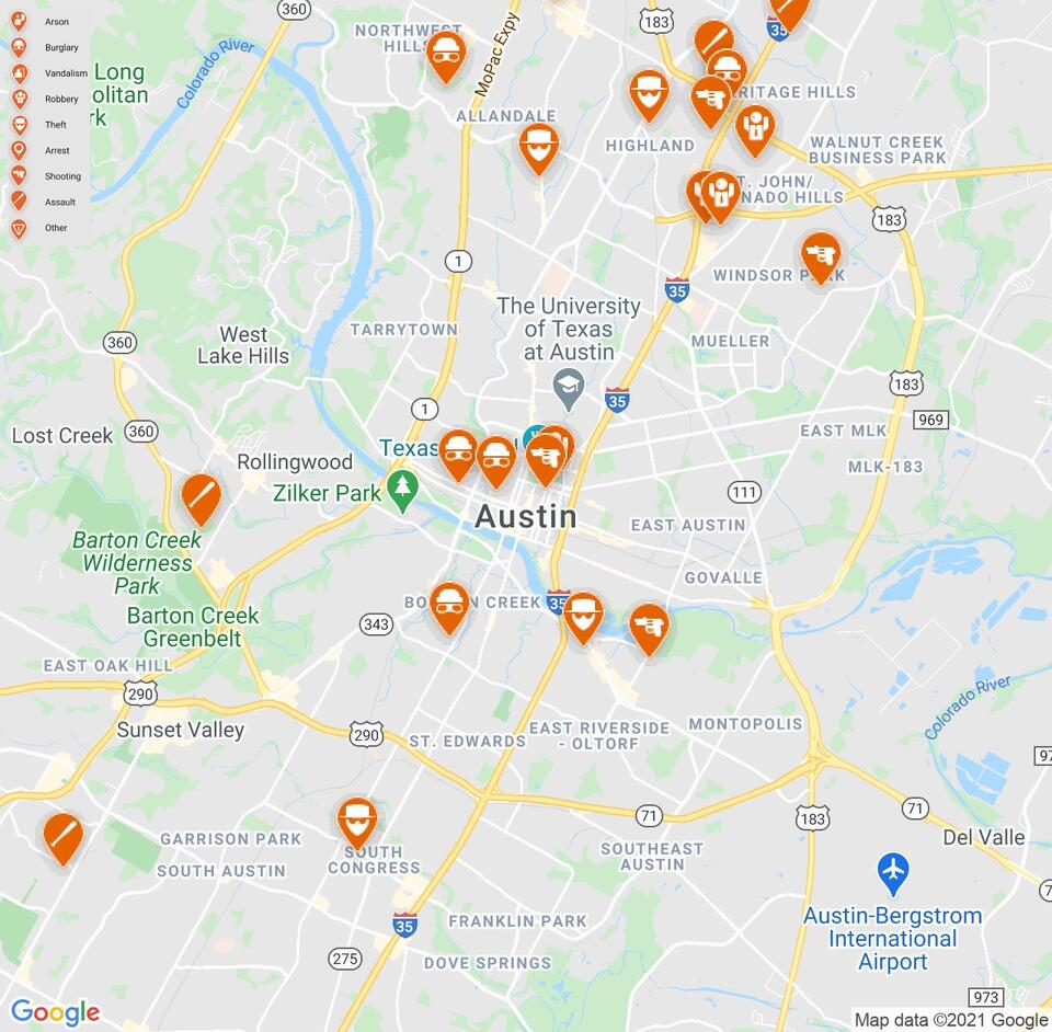 Austin crime map: check your neighborhood safety - NewsBreak