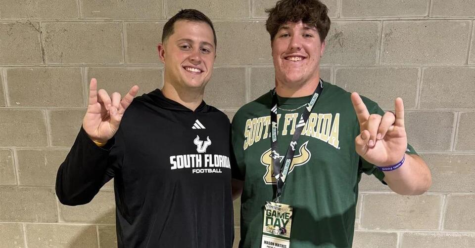 Mason Mathis, former USF offensive line commit, flips to Auburn - NewsBreak