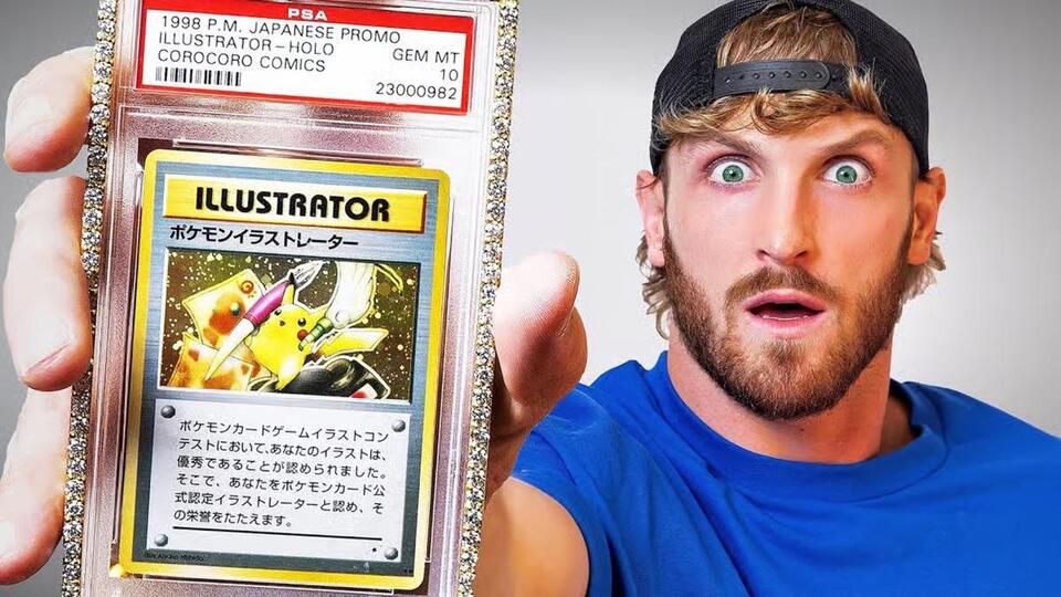 Logan Paul bids farewell to record-breaking Pikachu Illustrator card ...