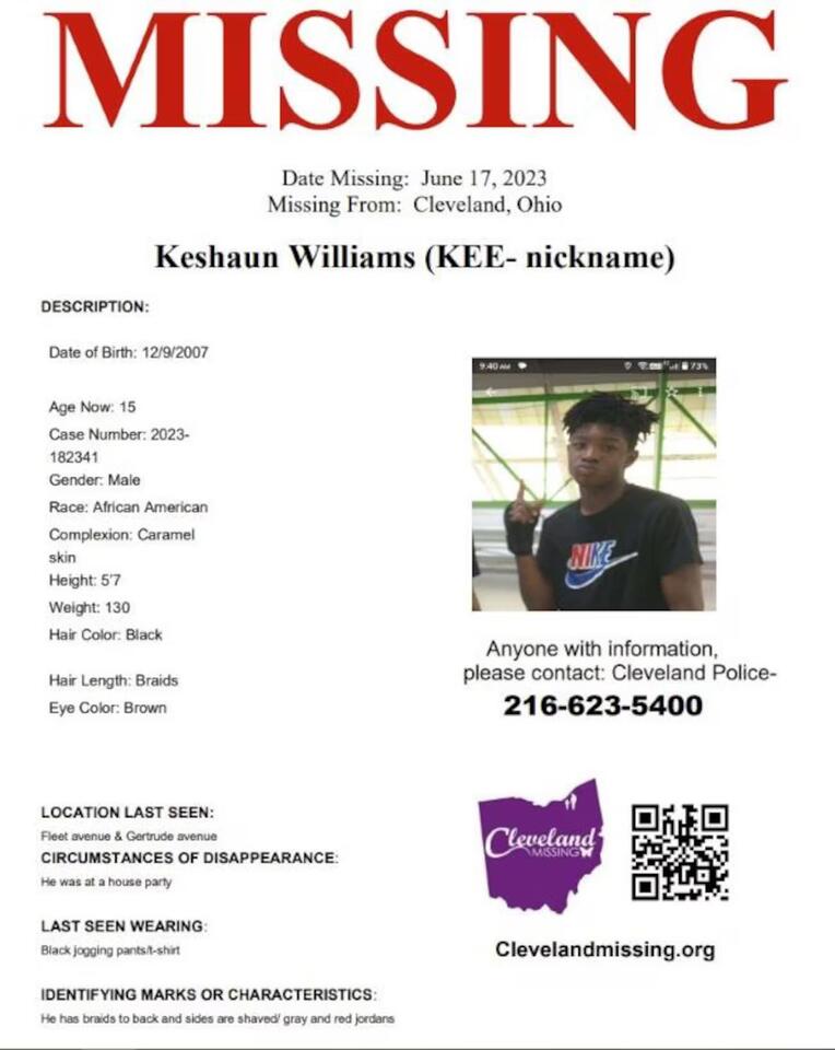Keshaun Williams 1 year later: Complete timeline of search for missing ...