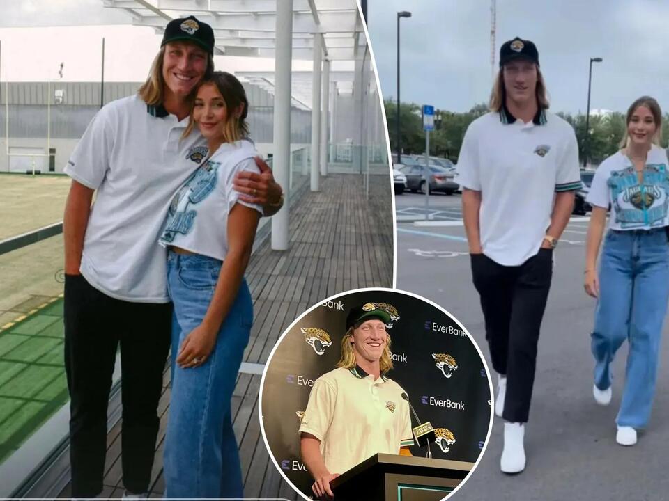 Trevor Lawrence, wife Marissa celebrate NFL record Jaguars extension