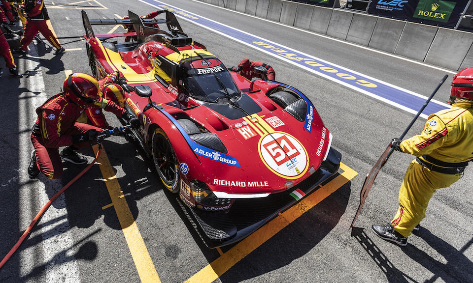 Ferrari Defends Controversial Pit Lane Swap On Way to Spa Win - NewsBreak