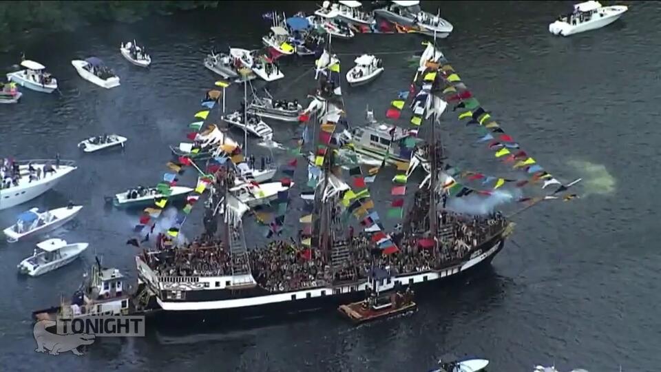 Gasparilla pirate ship prepares for annual invasion of Tampa Bay ...