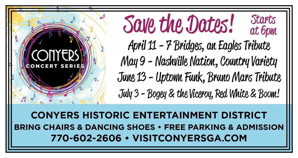 Conyers Concert Series kicks off Saturday, April 11 - NewsBreak