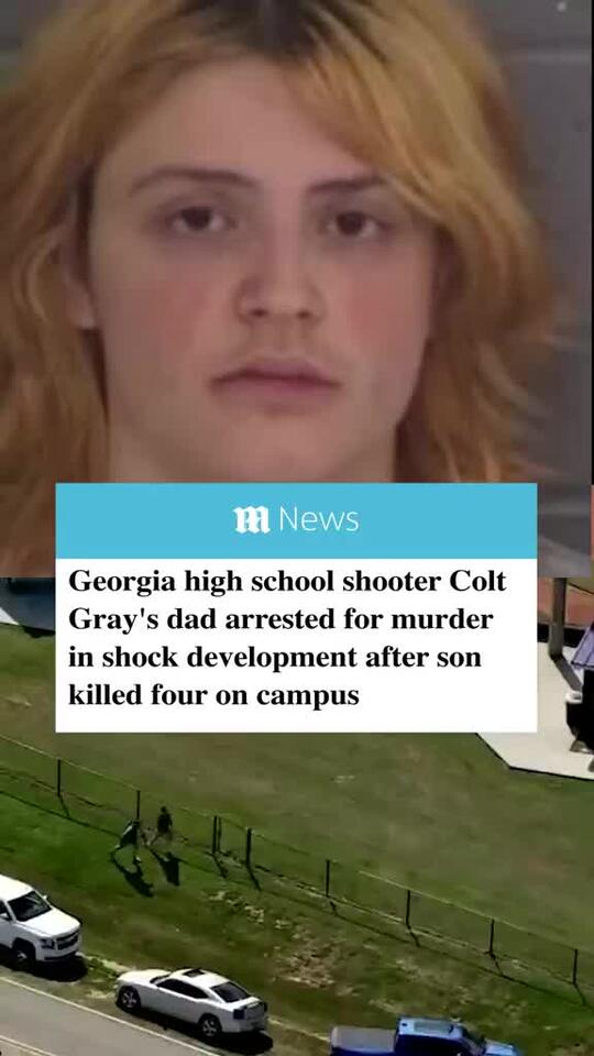 The father of Colt Gray, who allegedly bought the gun the 14-year-old ...
