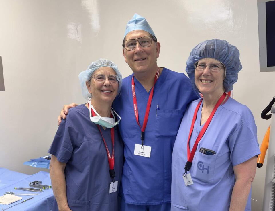 Paul Neis, MD; Dody Neis, RN; and Brenda Swindle, CST, join medical ...