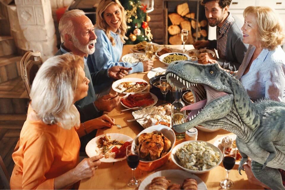 Thanksgiving Dining Advice Inspired By T-Rex Behavior - NewsBreak