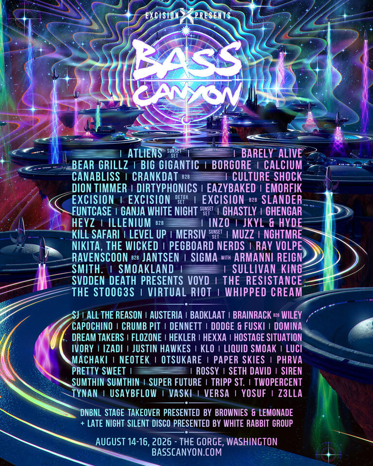 Excision’s Bass Canyon returns to the Gorge with Crankdat, Illenium ...
