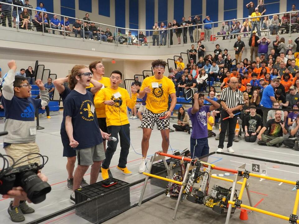 Charlotte High School robotics team gets the gold, gears up for worlds