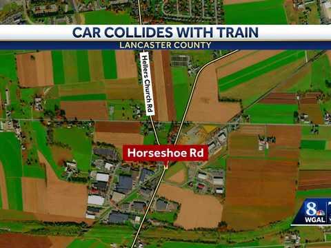 Emergency services are on the scene of car vs train crash in Lancaster ...