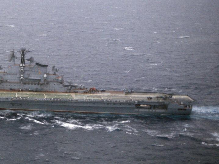 Fire Erupts on Soviet-Era Carrier Minsk in China