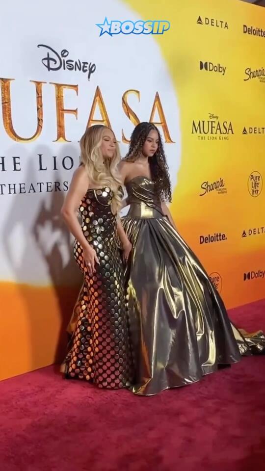 Yess Niece!! has made her way to the red carpet and she is stunning in a gold gown!Mufasa: The ...