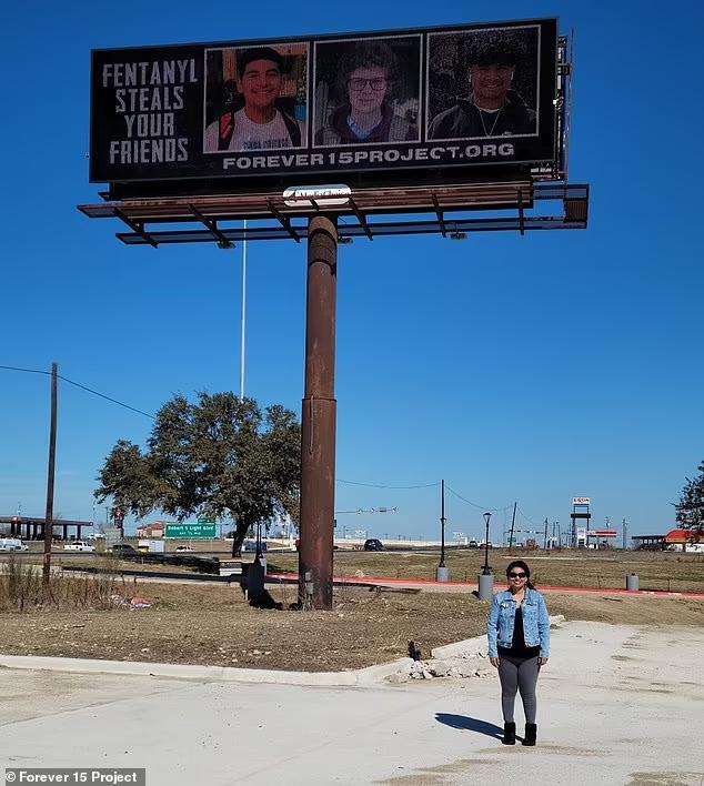 Texas moms rent huge billboards across state showing pictures of their kids killed by fentanyl ...