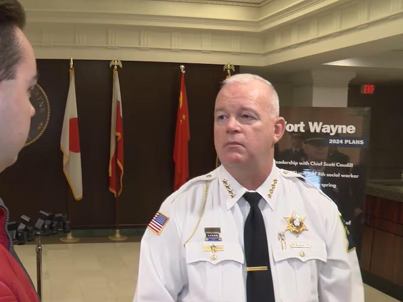 Fort Wayne police chief responds to suspicious video of officer