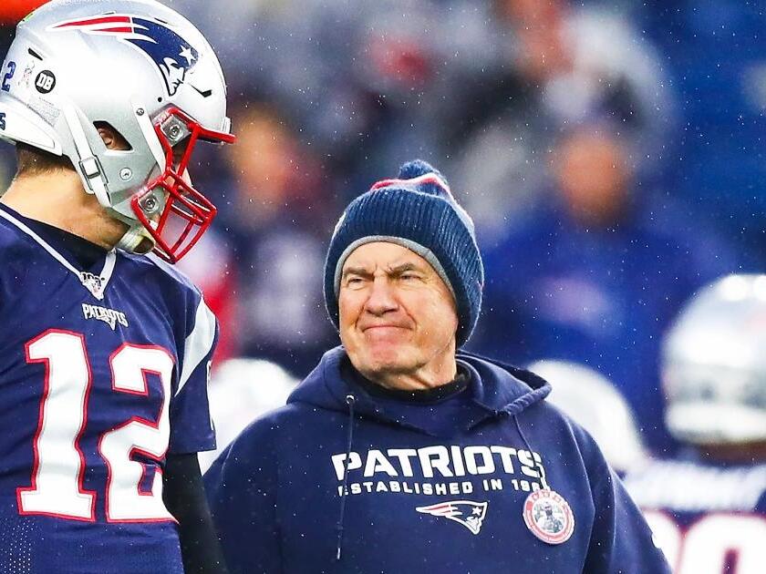Tom Brady reacts to Bill Belichick’s departure from the Patriots