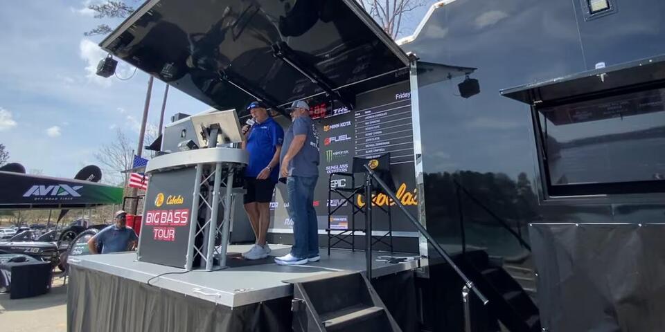 Big Bass Tour fishing tournament enters day two at Clarks Hill Lake ...