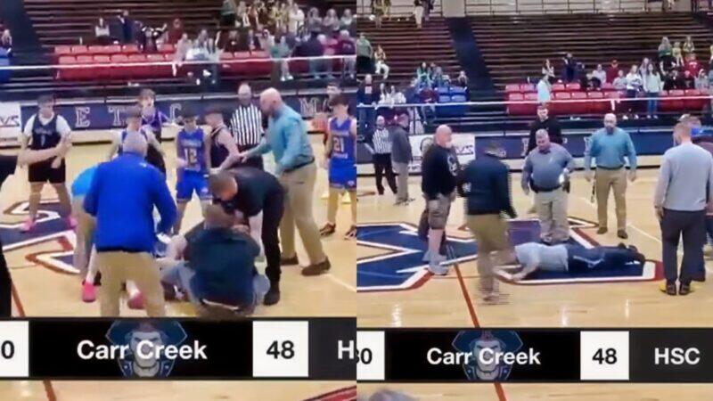 Wild Brawl Breaks Out At Elementary School Basketball Game – Man Gets ...