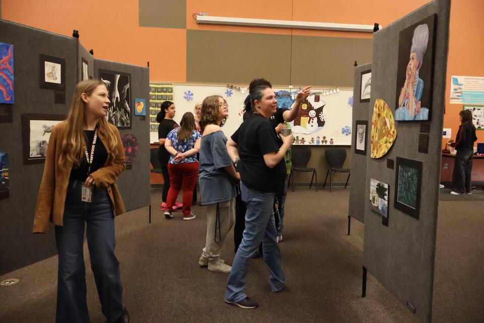 Drawn In: NAHS Highlights Art Appreciation at Winter Art Show - NewsBreak