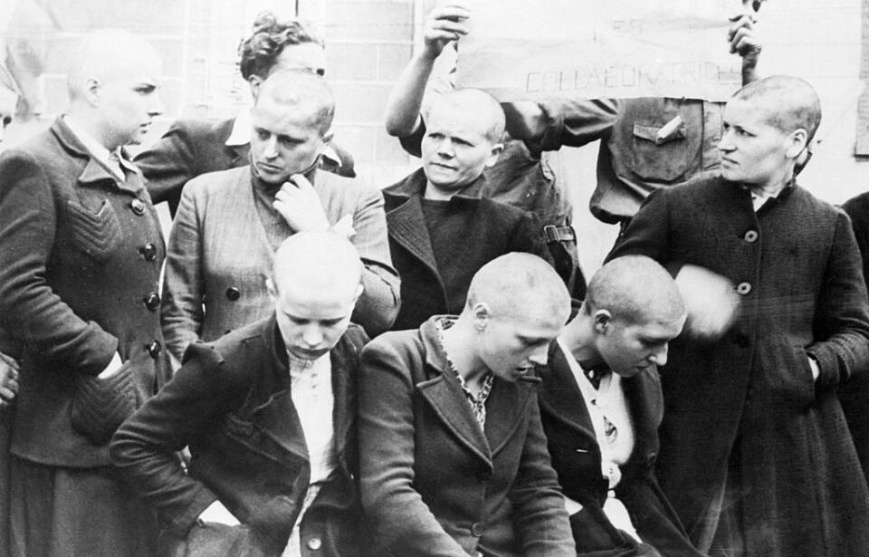 French women who had intimate relations with German soldiers during the ...