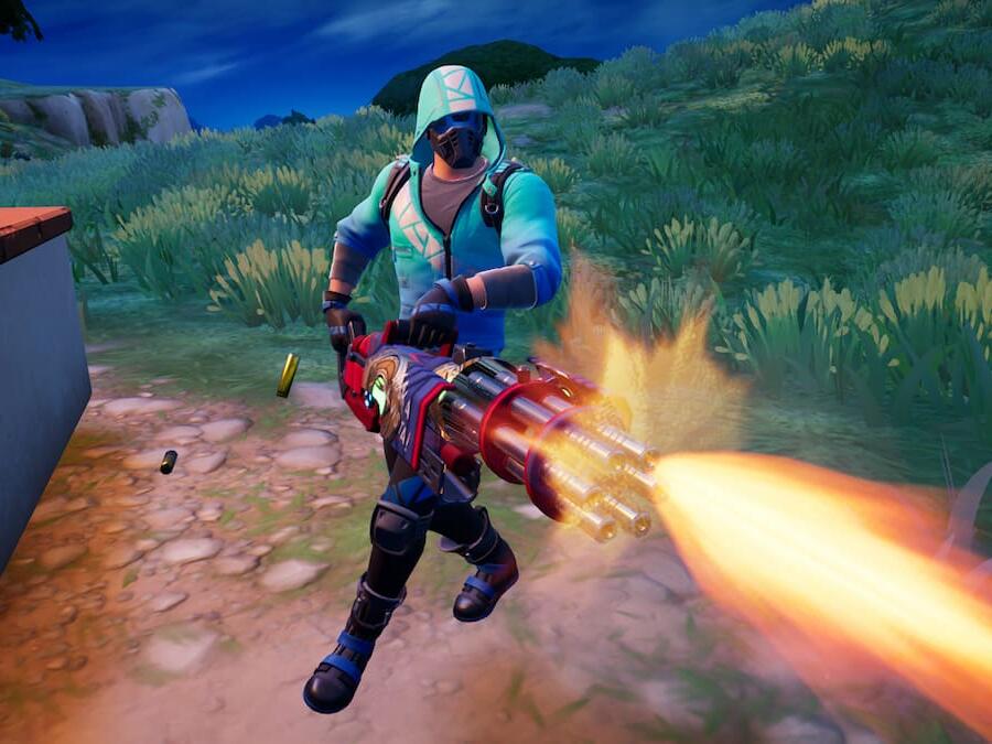 How to find and use the Minigun in Fortnite