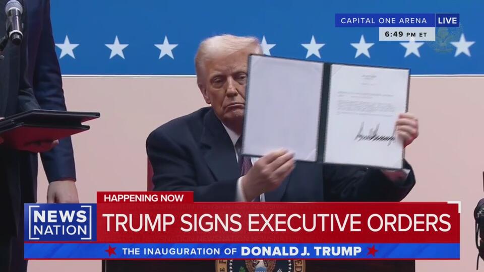 What executive orders did Trump sign on day 1 of presidency? - NewsBreak