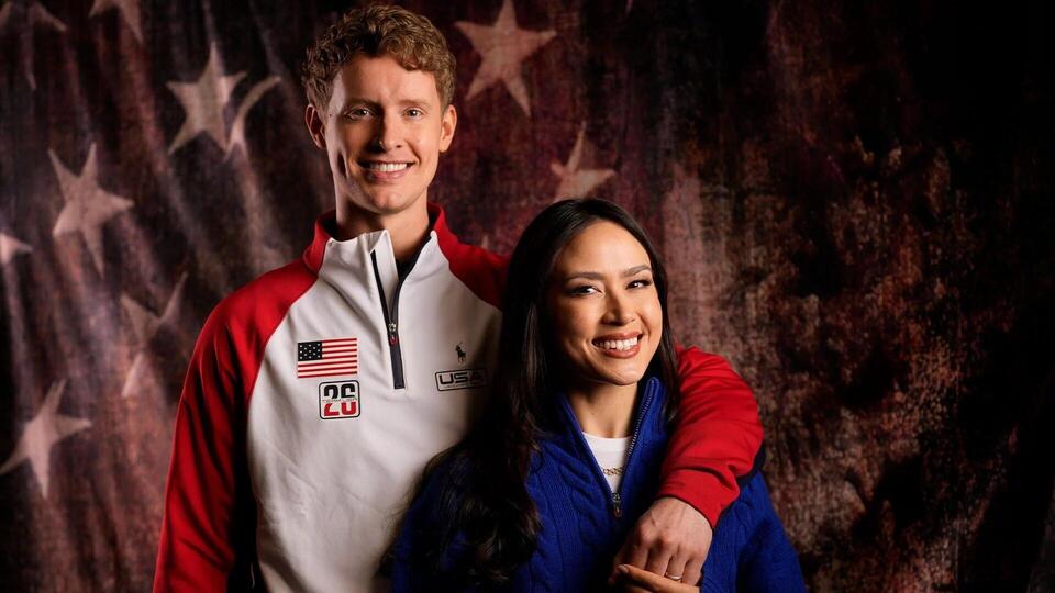 How Winter Olympians Chock and Bates maintain their holiday spirit with ...