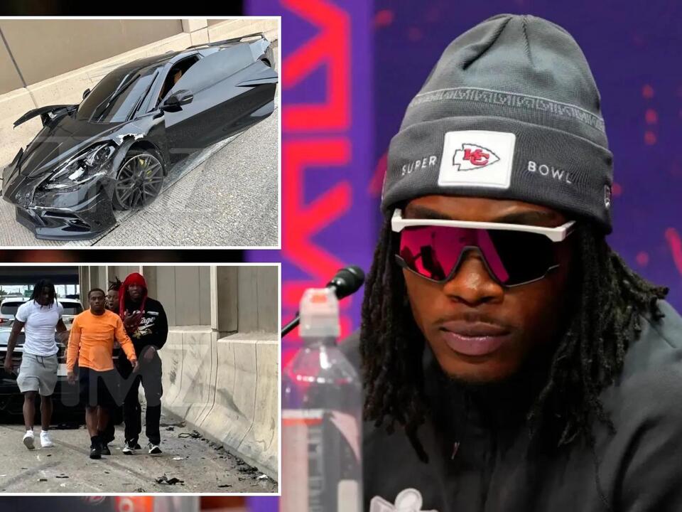 Rashee Rice was driving Lamborghini involved in six-car Dallas crash