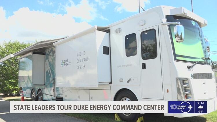 Florida state leaders visit Duke Energy's command centers designed to ...