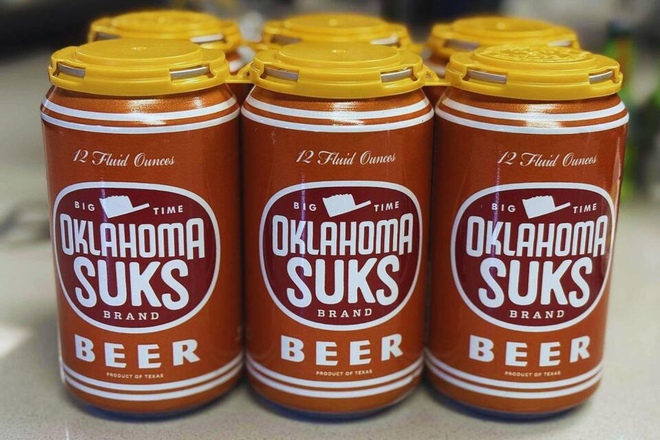 Texas Brewery Drops Oklahoma Suks Beer Just in Time for the Red River ...