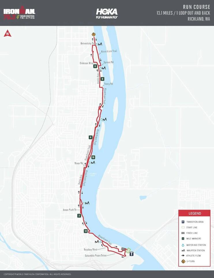 Closures and detours this weekend for Tri-Cities IRONMAN race - NewsBreak