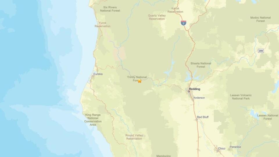 Update: Oct. 9 - 2.0 magnitude earthquake reported close to Hayfork, CA ...