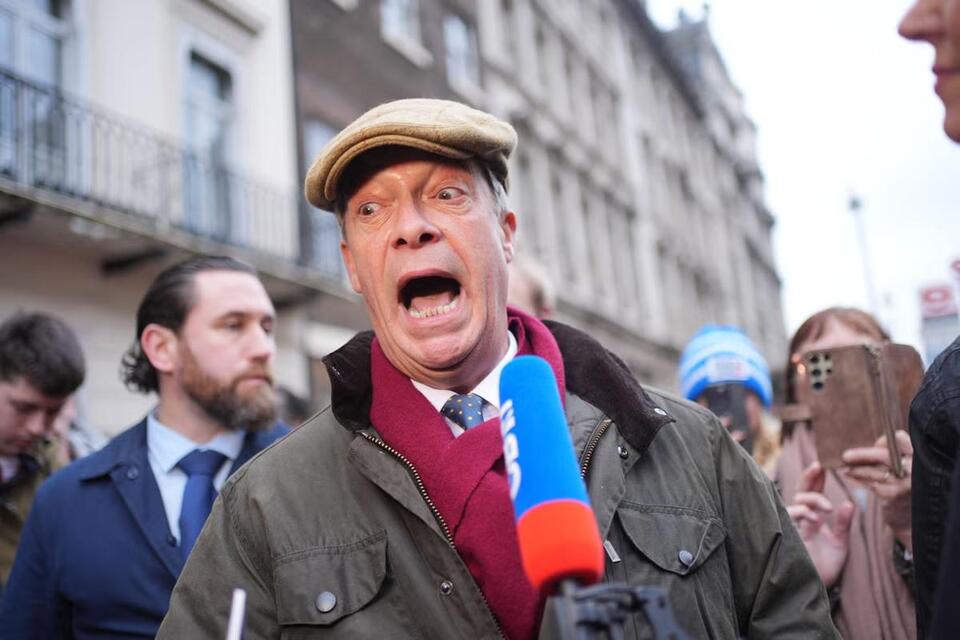 Nigel Farage viewed favourably by more people than other leaders – poll ...