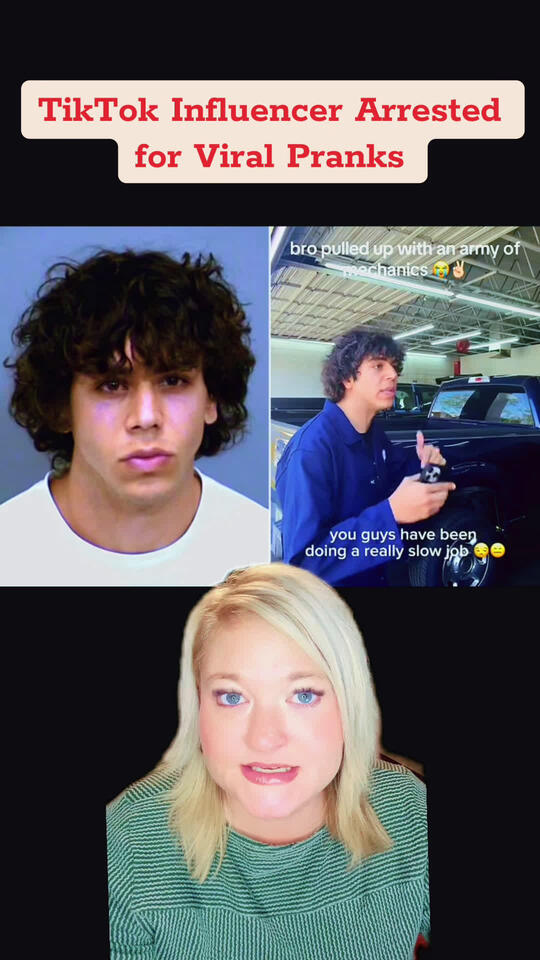 A well-known TikTok influencer has been arrested for viral pranks. # ...