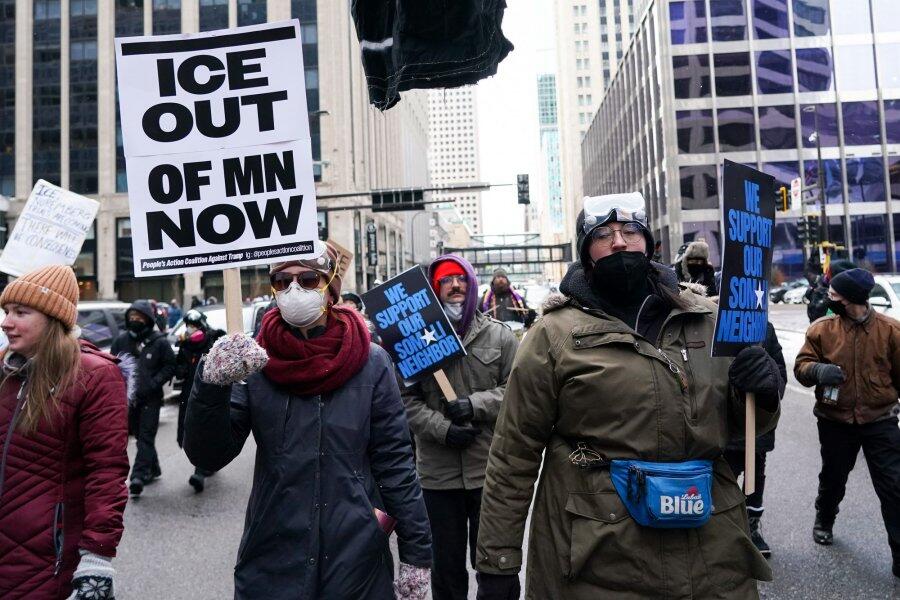 Federal prosecutors investigating after anti-ICE protest at St. Paul ...