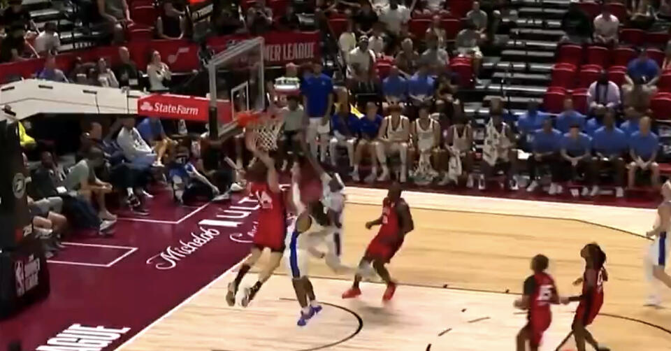 Matas Buzelis had NBA rookie class’ first poster dunk at Las Vegas ...