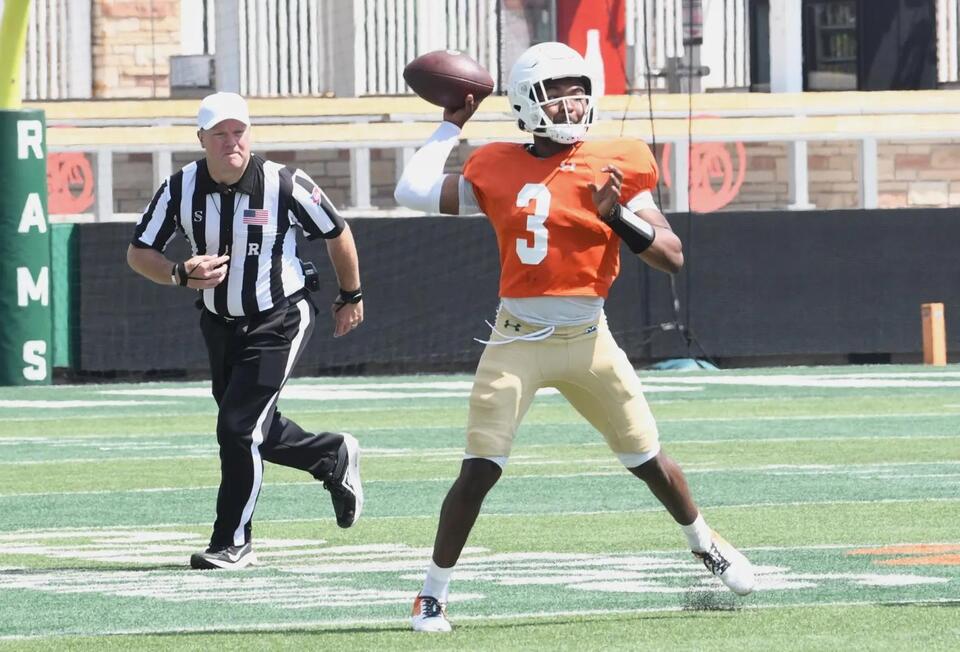 CSU quarterback Darius Curry suspended for unsportsmanlike conduct ...