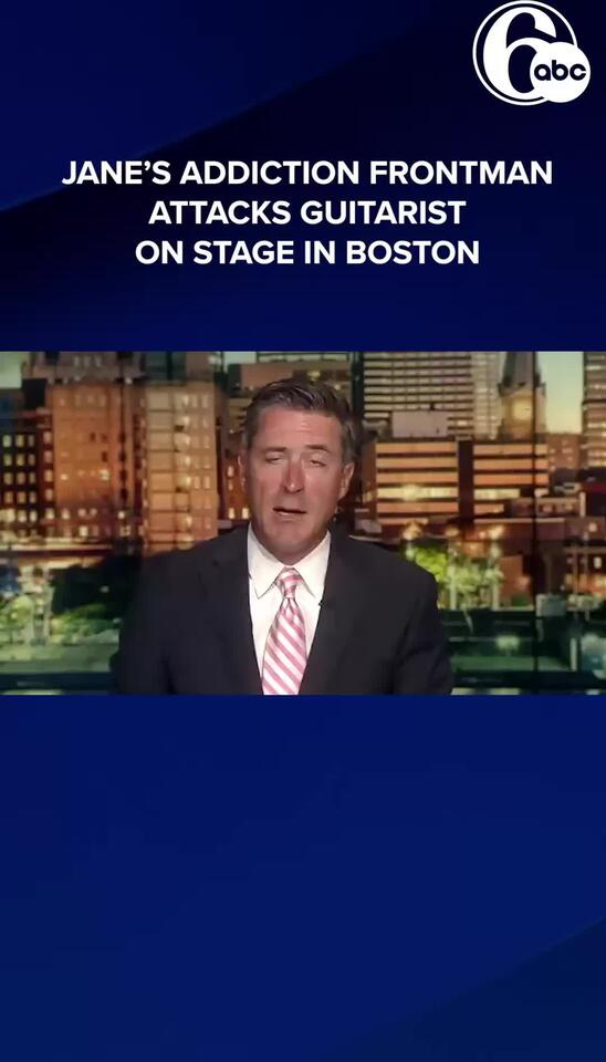 Janes Addiction frontman Perry Farrell appeared to throw a punch when ...