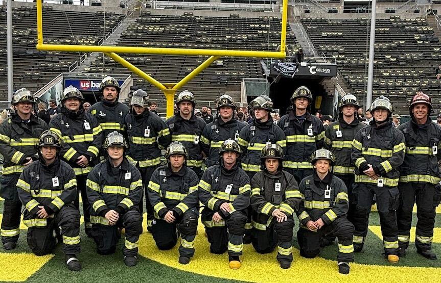 Eugene Springfield Fire participates in 2025 9/11 Stair Climb at Autzen ...