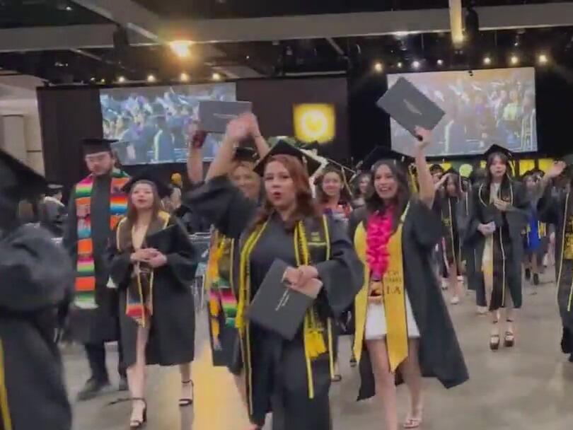 First-gen college student graduates Cal State LA